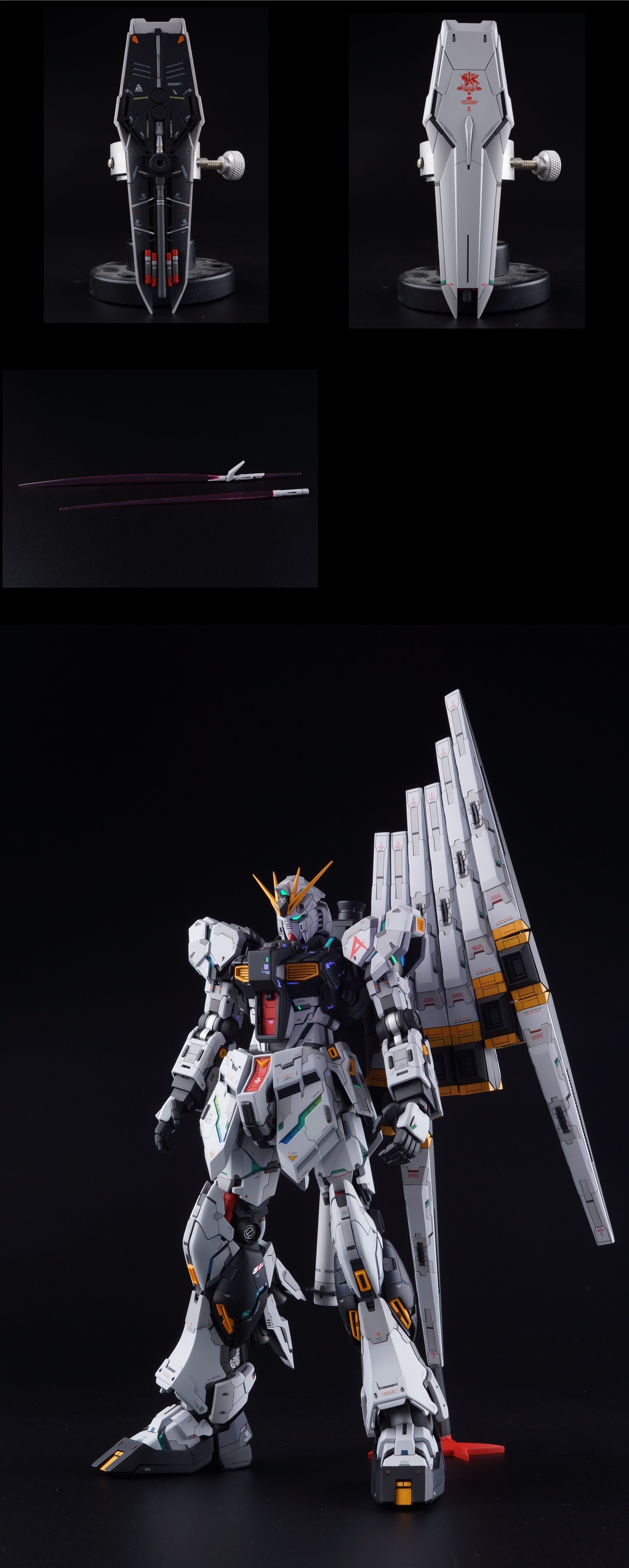 代購代標第一品牌－樂淘letao－MG 1/100 νガンダム "Ver.Ka" 徹底改修 塗装済み完成品 RX-93 νGUNDAM