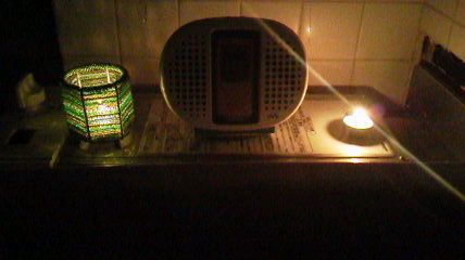 上を向いて歩こう！！ お風呂でアロマって癒しの音楽を堪能中・・・なう!